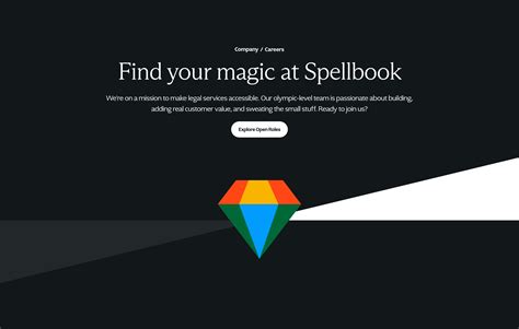 Spellbook Home Page Section Hero Hero Section Design Design