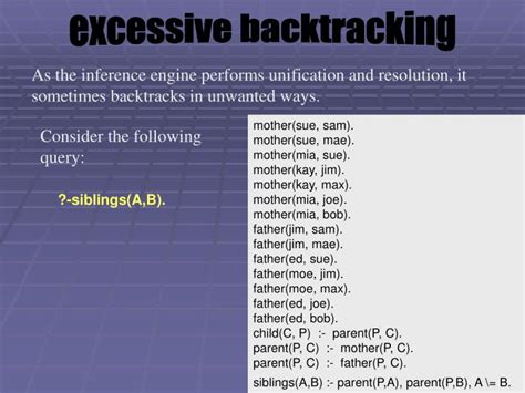 ppt excessive backtracking powerpoint presentation free download