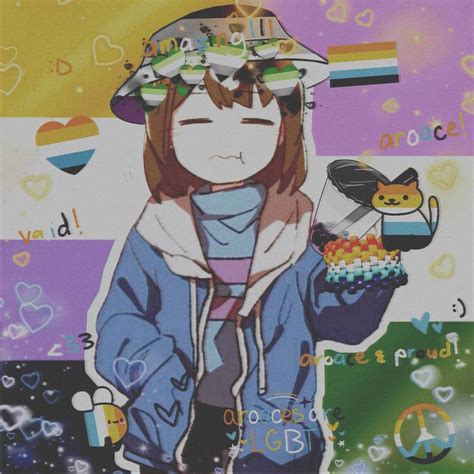 Frisk Pfp Genderqueer Ace Icon