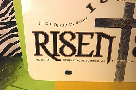 New Noveltyreligious I Serve A Risen Saviour License Plate Tag