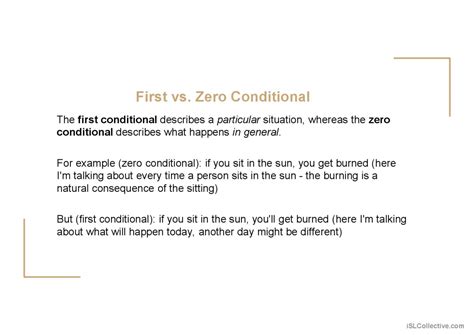 Conditional Types And Gen English ESL Powerpoints