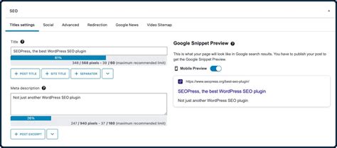 Seopress Free The Best Free Seo Plugin For Wordpress
