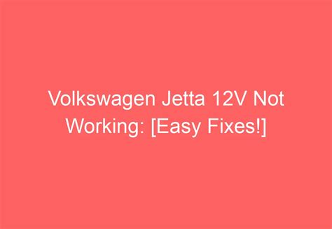 Volkswagen Android Auto Not Working Quick Fixes VolkswagenBuddy