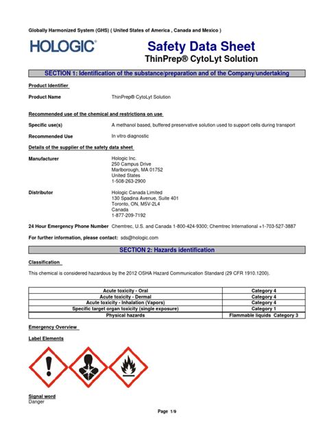 Thinprep Cytolyt Solution Mtr Hol1 En Pdf Toxicity Superfund Thinprep Cytolyt Solution Mtr Hol1 En Pdf Toxicity Superfund