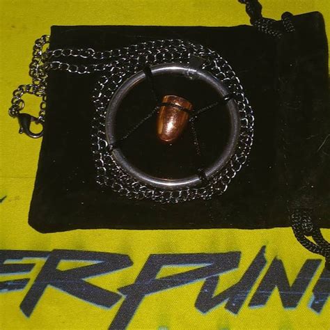 Cyberpunk 2077 Bullet Necklace Etsy