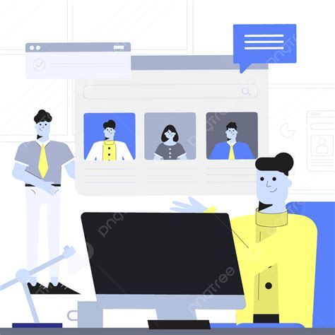 비즈니스 사람들이 삽화 벡터 사업 플랫 캐릭터 삽화 Png 일러스트 및 벡터 에 대한 무료 다운로드 Pngtree