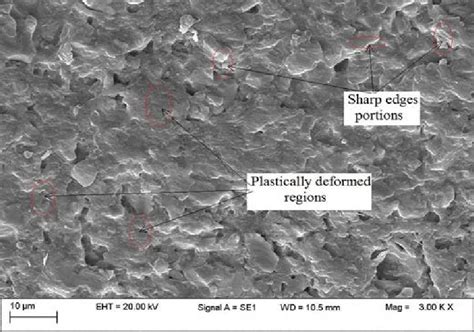 Microstructure Of The Machined Surface For Exp No 11 Download