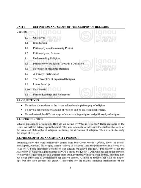 Unit 1 4 Download Free Pdf Theology Faith