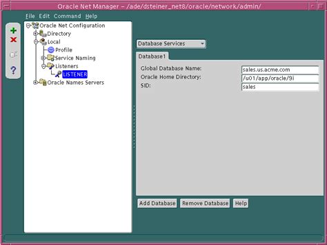 Configuring And Administering The Listener