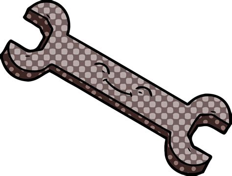 Cartoon Spanner Drawing PNG