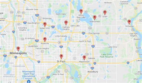5 Map Of Participant Locations Red Markers Show The Cities Where