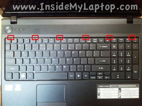 How To Disassemble Acer Aspire Inside My Laptop