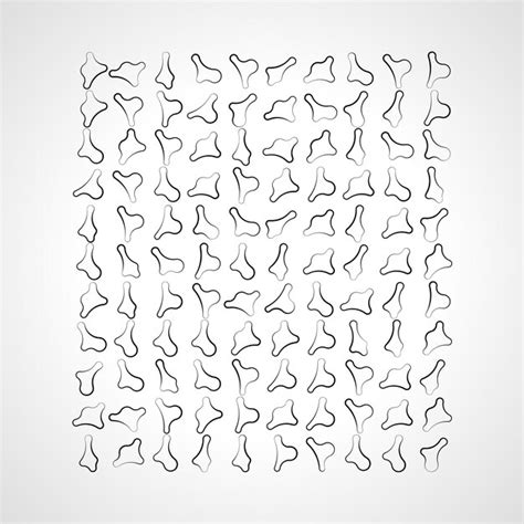 Premium Vector Molecule Icon Set Abstract Illustration