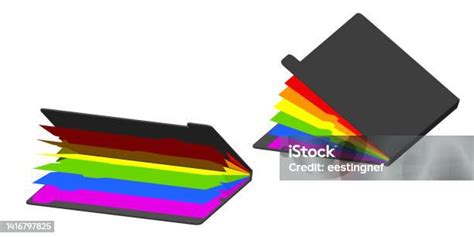 빈 다채로운 파일 폴더를 열었습니다 3d 벡터 일러스트 레이 션 다이메트릭 프로젝션 0명에 대한 스톡 벡터 아트 및 기타 이미지 0명 3차원 형태 Dimetric
