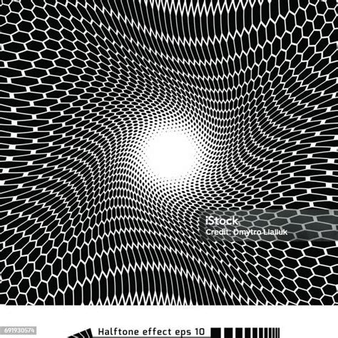 벡터입니다 하프톤 패턴 효과입니다 아니 그라데이션입니다 용수철 형입니다 육각 벌집 0명에 대한 스톡 벡터 아트 및 기타 이미지 0명 모양 모험 Istock