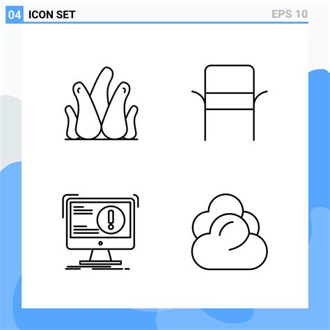Modern Line Style Icons Outline Symbols For General Use Creative Line Icon Sign Isolated On