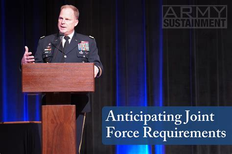 Anticipating Joint Force Requirements Article The United States Army