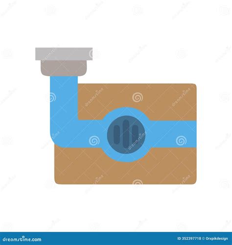 Creative Drain Trap Illustration For Water Safety Stock Illustration Creative Drain Trap Illustration For Water Safety Stock Illustration