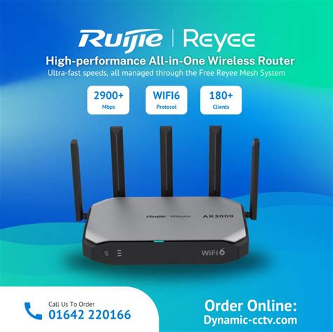 D4dynamic Wearedynamic Ruijie Reyee Ruijiereyee Network Wifi Connection Router Cctv