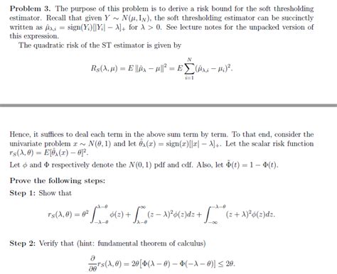 Problem 3 The Purpose Of This Problem Is To Derive A