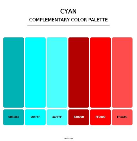 Cyan Color Palettes Colorxs Com