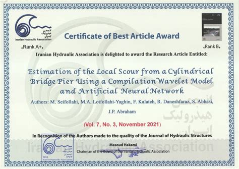 Pdf Estimation Of The Local Scour From A Cylindrical Bridge Pier