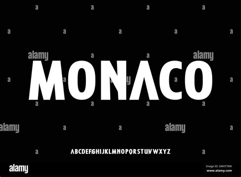 Strong Bold Sans Serif Alphabet Display Font Vector Illustration Stock Vector Image And Art Alamy