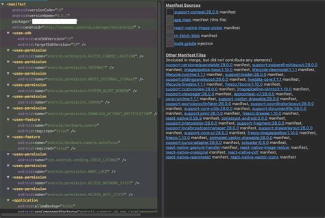 Android Error Manifest Merger Failed With Multiple Errors See Logs But No Errors In Log