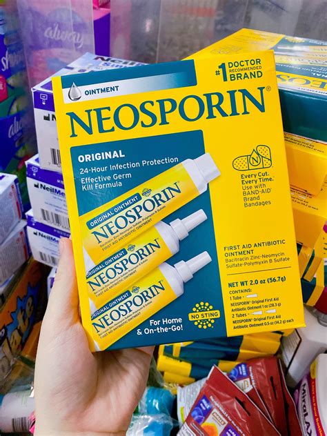Thuốc mỡ Neosporin set 3 tuýt chống viêm, trị vết thương, trị bỏng ...
