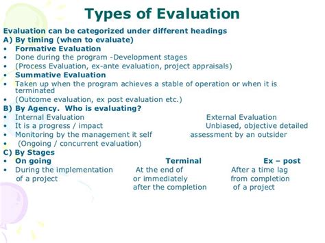 Project Evaluation