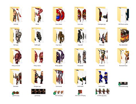 Minidoom2 Sprites Enemies