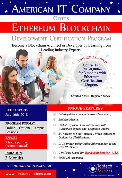 Ethereum Blockchain Development Certification Program Organized By