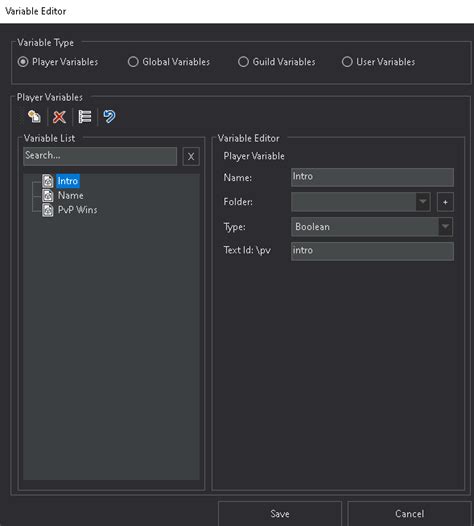 Variables Intersect Documentation