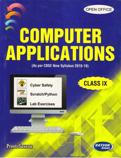 Computer Applications Class 9 As Per Cbse New Syllabus 2018 19