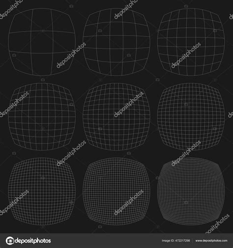 Grid Mesh Lattice Grating Distort Deform Effect Distortion Deformation