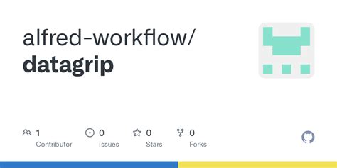 Github Alfred Workflowdatagrip