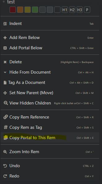 Add Copy Tag To Clipboard Copy Reference To Clipboard Copy Portal