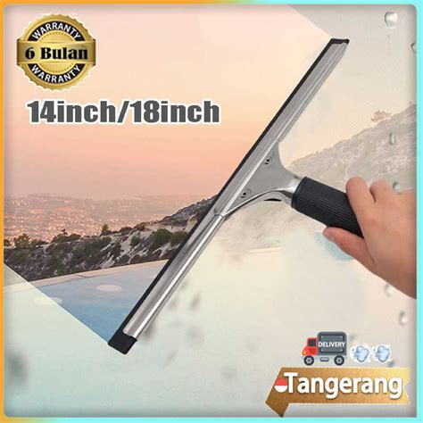 Jual Window Squegee 35cm 45cm Stik Kaca Karet Wiper Kaca Shopee Indonesia