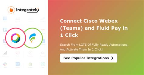 How To Integrate Cisco Webex Teams And Fluid Pay 1 Click ️ Integration