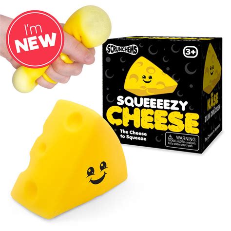 Scrunchems Squeeezy Cheese Sensory Toy — Sweets N Things