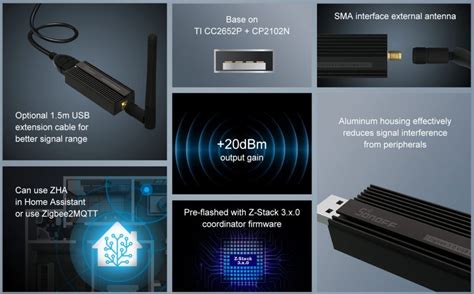 Sonoff Zigbee 30 Usb Dongle Plus Efr32mg21 Smartgatewaysnl
