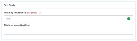 Text Field Type Gravity Forms Documentation