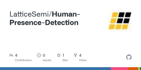 Github Latticesemi Human Presence Detection