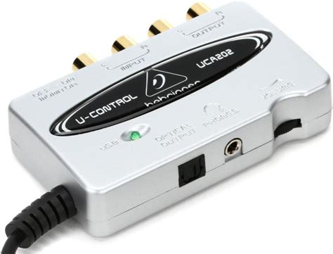 behringer u control uca202 usb audio interface sweetwater