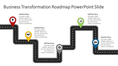 Business Transformation Roadmap Powerpoint Slide Ppt Templates
