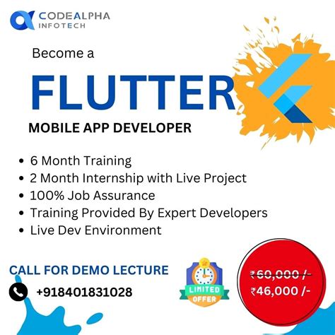Skylapp Infotech On Linkedin Training Course Flutter