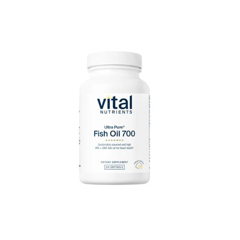 Vital Nutrients Fish Oil Pure Essential Support For Optimal Health