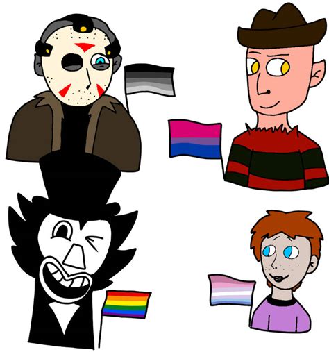 Horror Characters Pride Flags By Inkskullslasher2006 On Deviantart