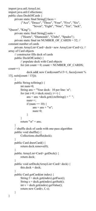 Solved Main Method Shouldnt Have A Lot Within It Start