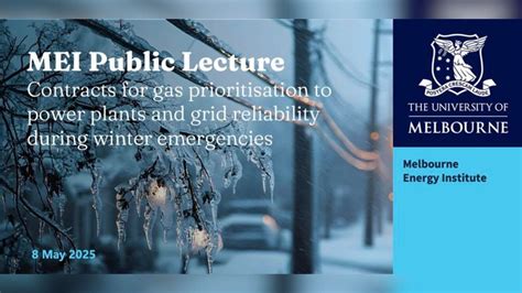 Melbourne Connect Mei Public Lecture Contracts For Gas…